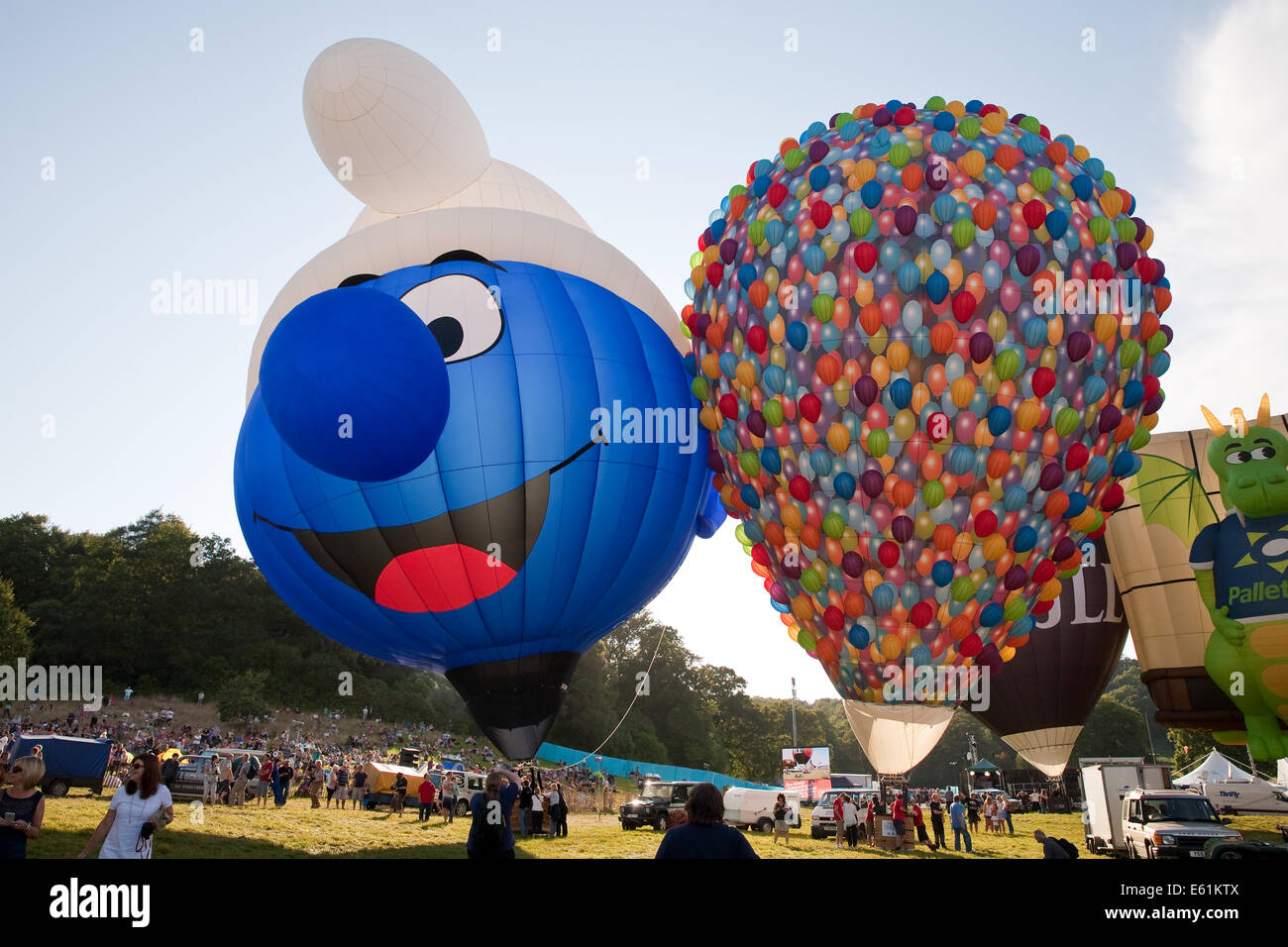 Bristol International Balloon Fiesta 2014 held at Ashton Court Estate ...