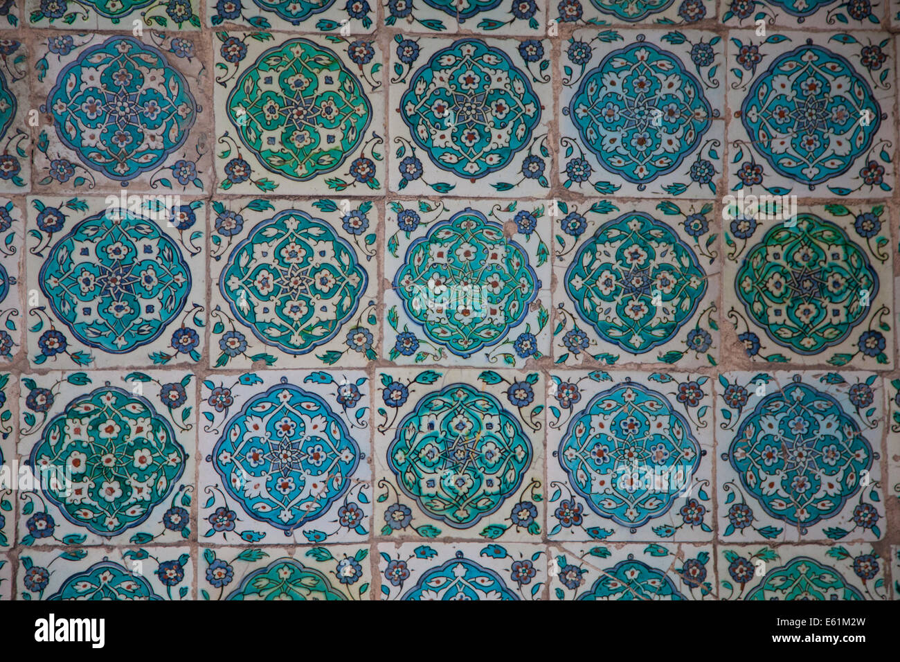 Tiles in the Hagia Sophia, Istanbul, Turkey Stock Photo - Alamy