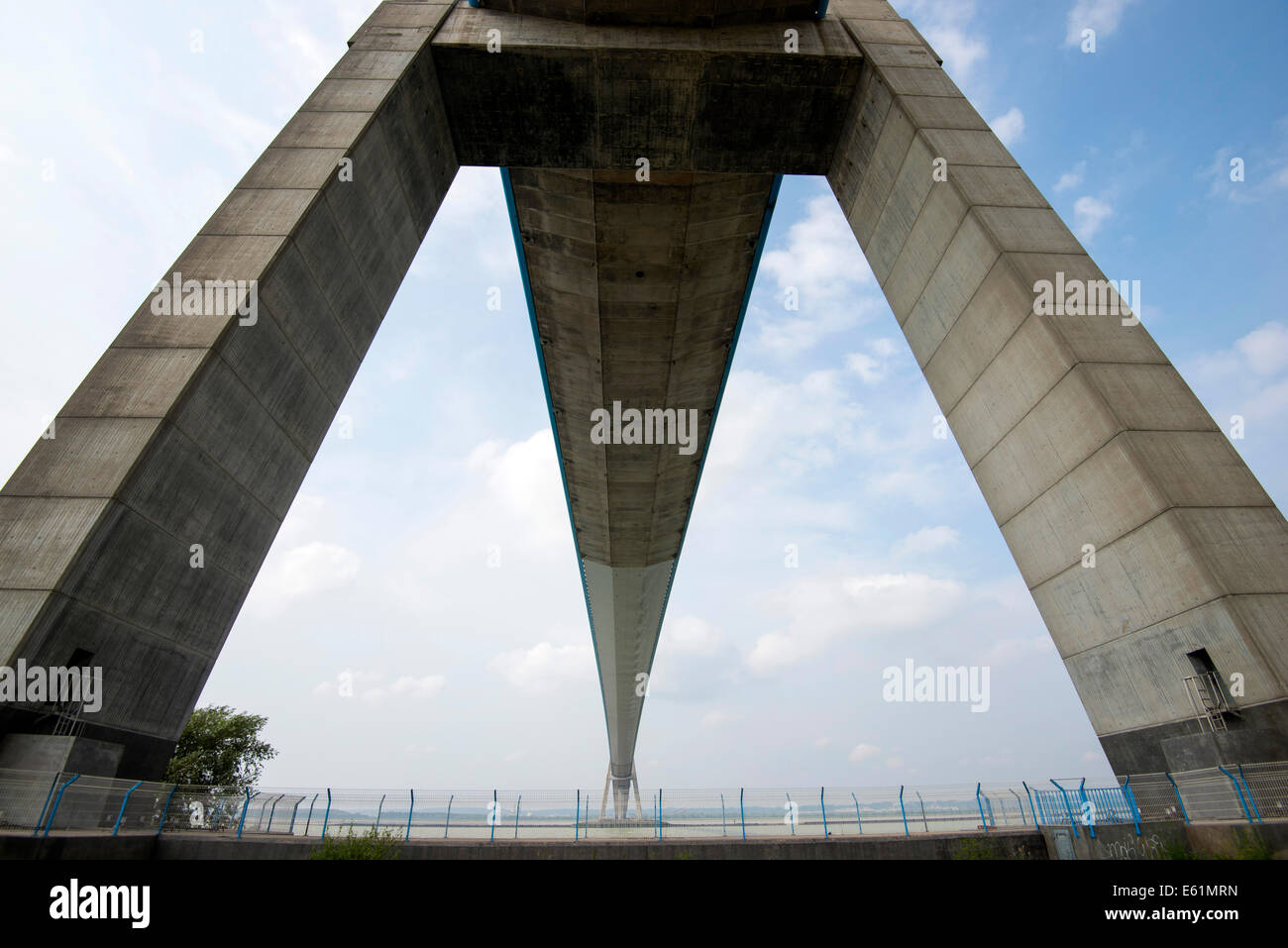 The Pont de Normandie Bridge, Honfleur Normandy France Europe Stock ...
