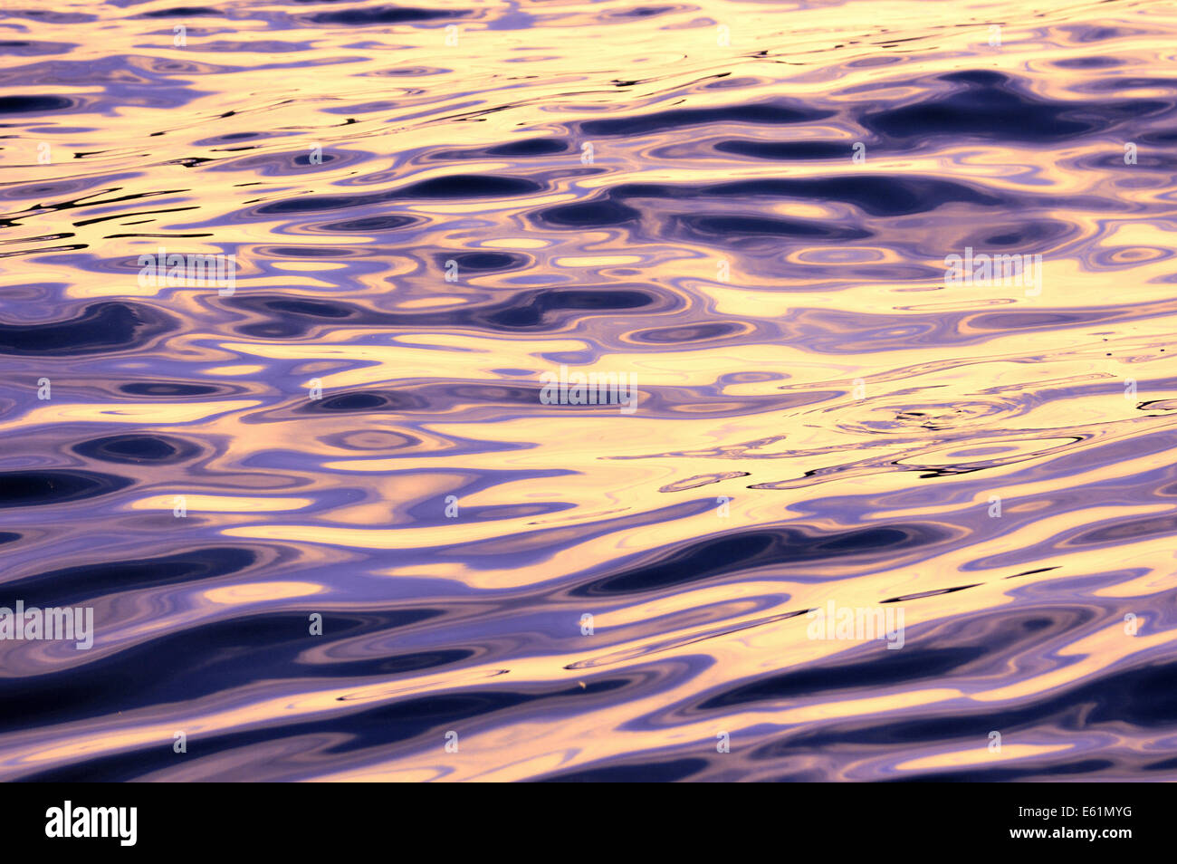 Water reflections waves hi-res stock photography and images - Alamy