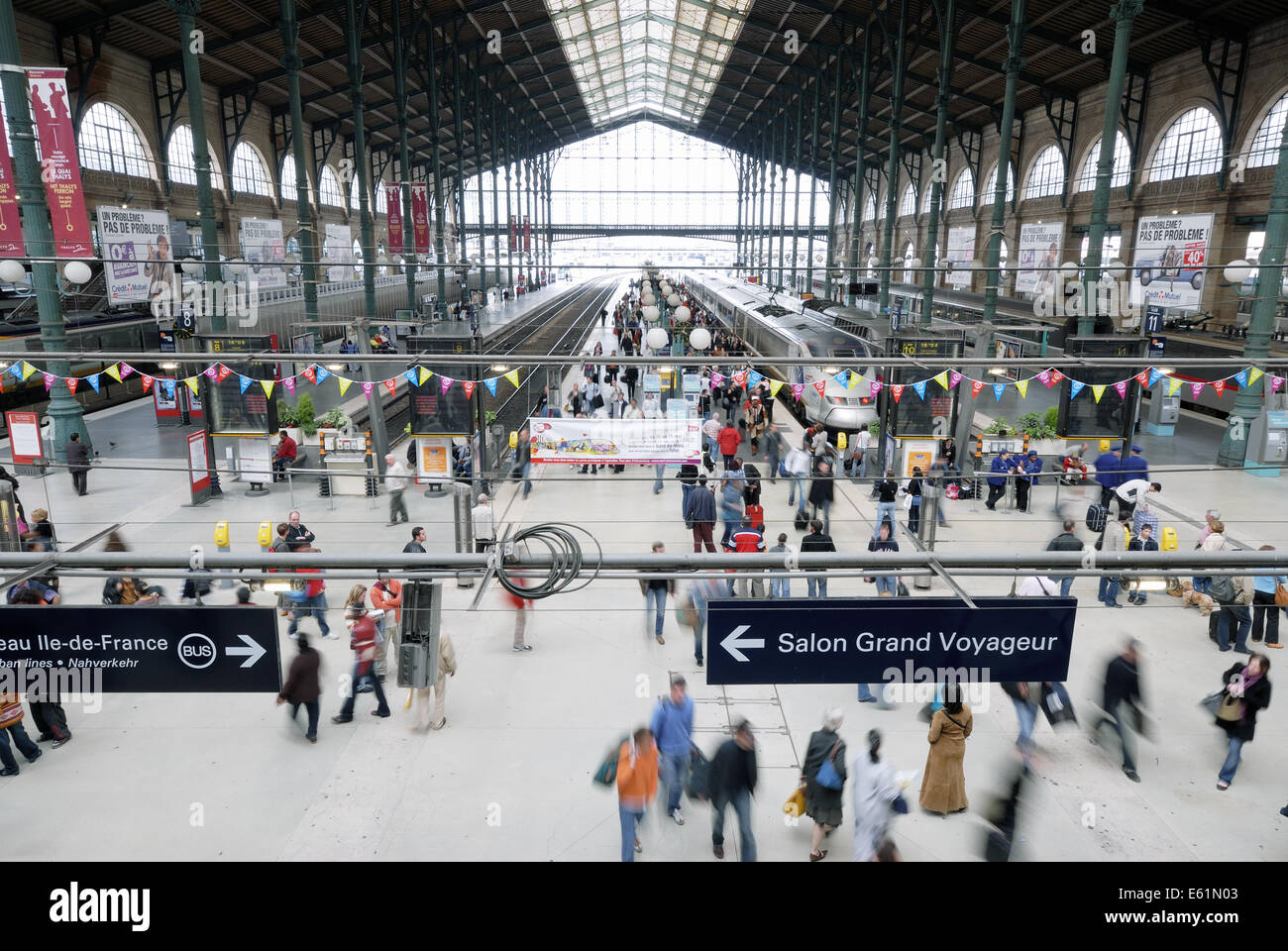 Gare du Nord train station, Paris, France Stock Photo - Alamy