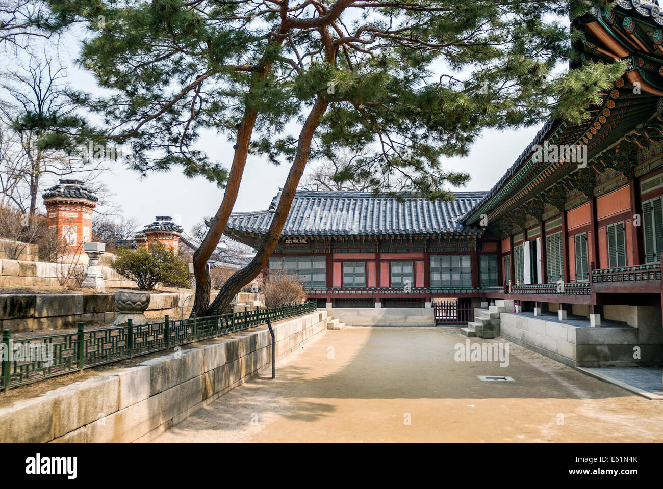 Korean House Courtyard
