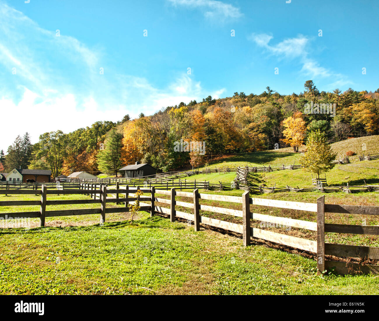 Farm fences hi-res stock photography and images - Alamy