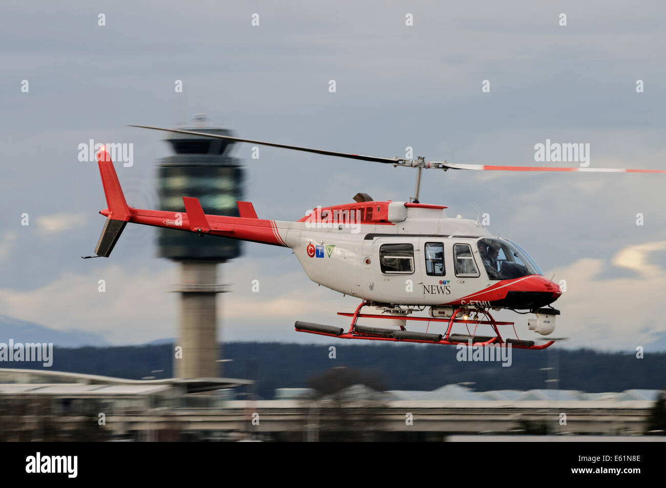 A Talon Helicopters Bell 206L-4 LongRanger IV helicopter in CTV News ...