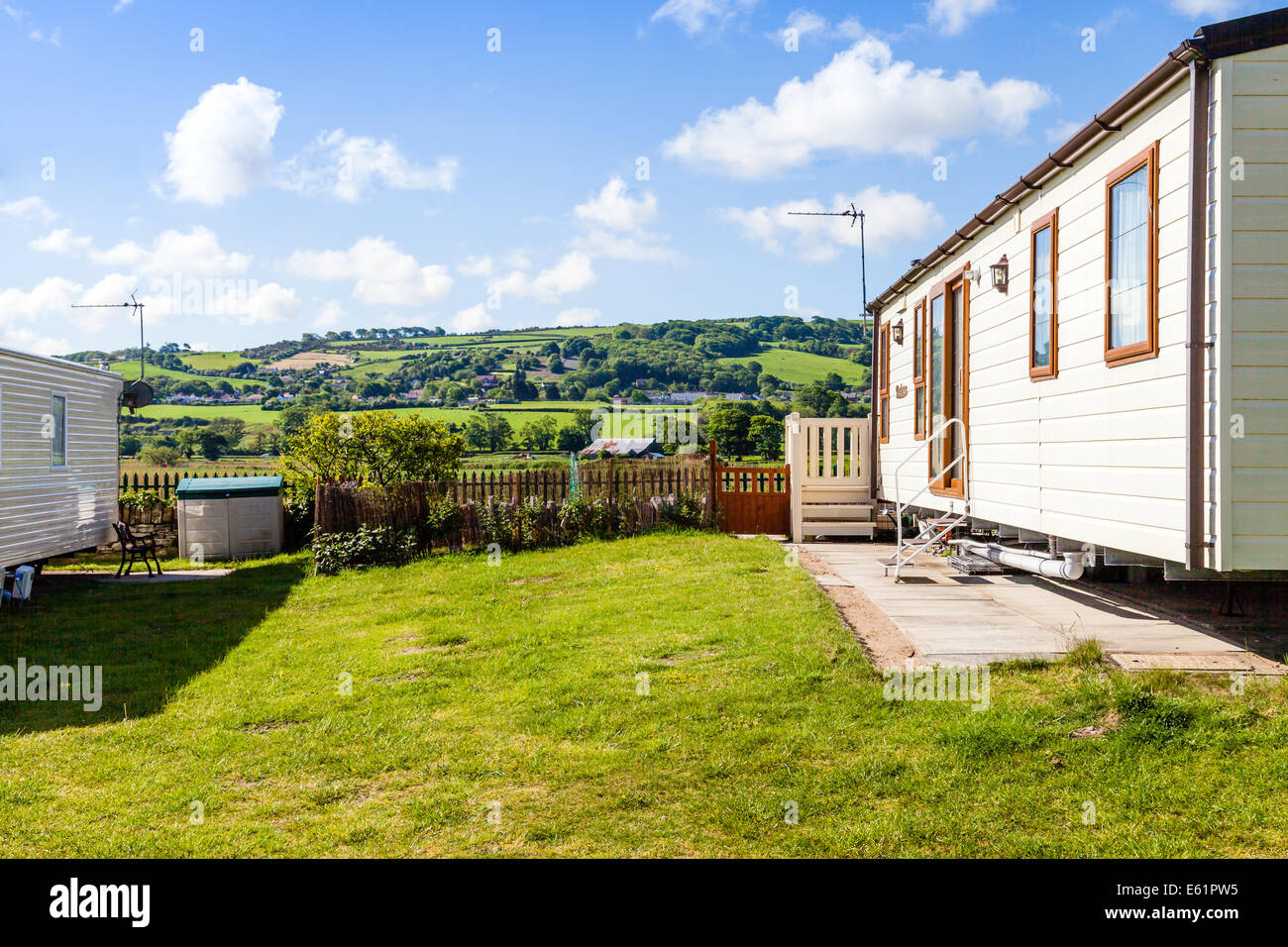 Static caravan holiday home hi-res stock photography and images - Alamy