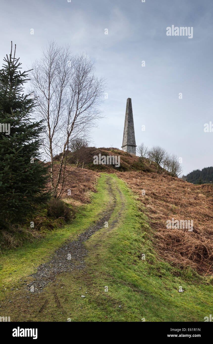 Murray's Monument in the Galloway Forest Park in Scotland Stock Photo ...