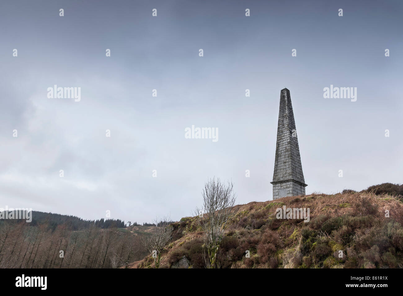 Murray's Monument in the Galloway Forest Park in Scotland Stock Photo ...