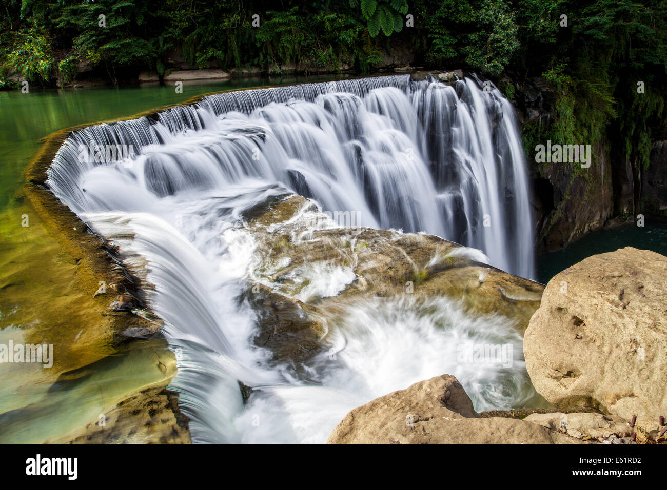 Shifen Waterfall in Pingxi, Taiwan Stock Photo - Alamy