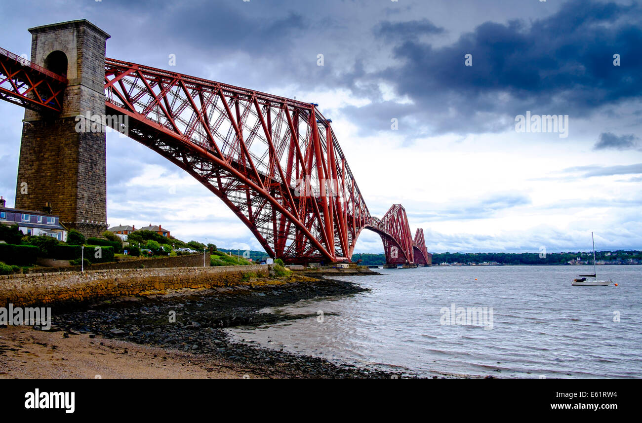 The Forth Railway Bridge from North Queensferry Stock Photo - Alamy