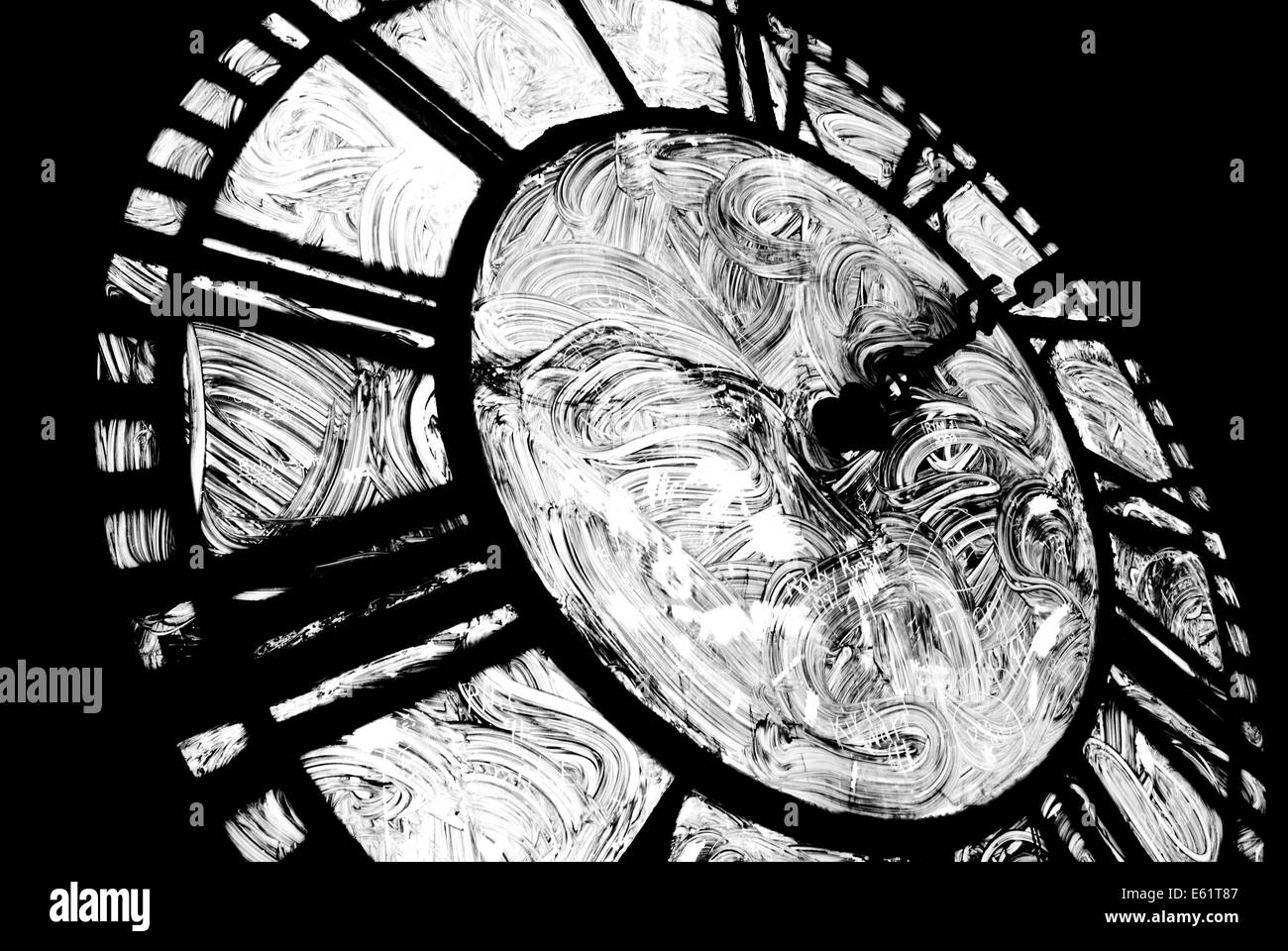 Clock face roman numerals Black and White Stock Photos & Images - Alamy