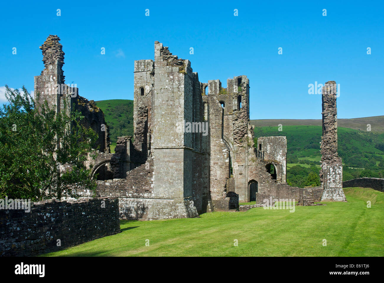 Llanthony Priory, Monmouthshire, Wales UK Stock Photo - Alamy