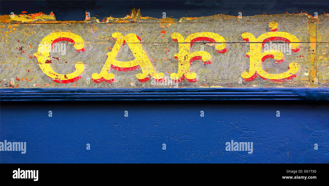 Signage old vintage road hi-res stock photography and images - Alamy