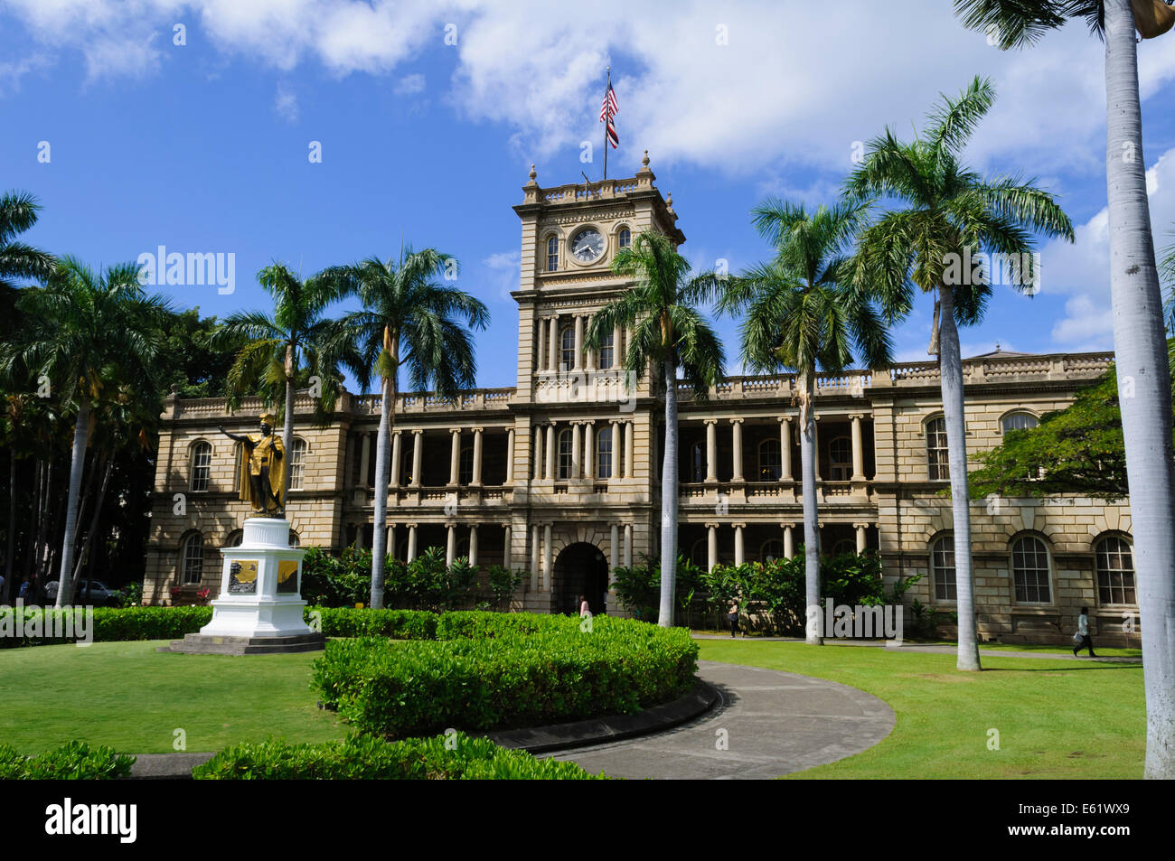 ʻIolani Palace, Honolulu, Hawaii Stock Photo - Alamy