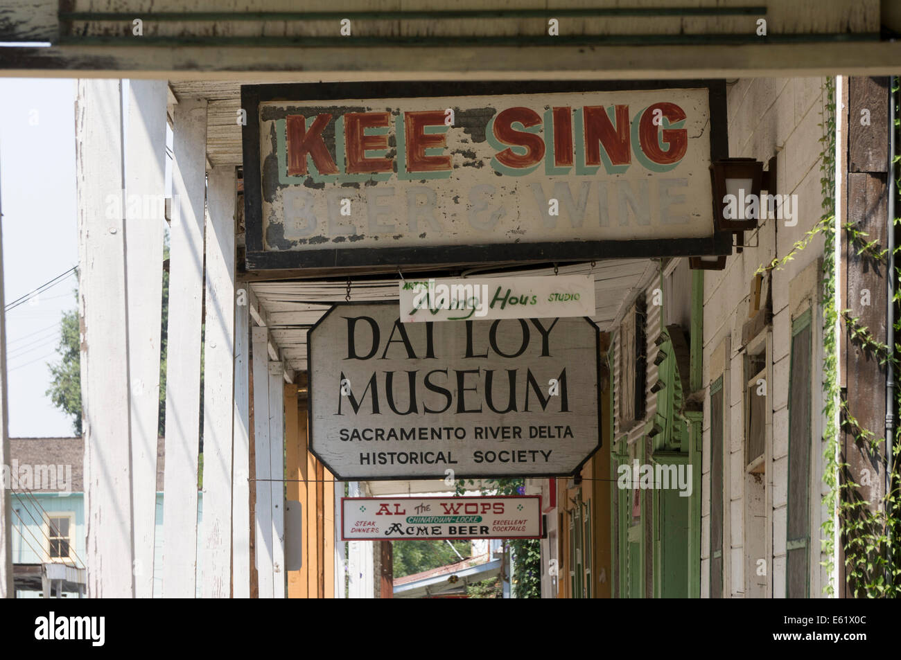 Locke Historic District Stock Photo - Alamy