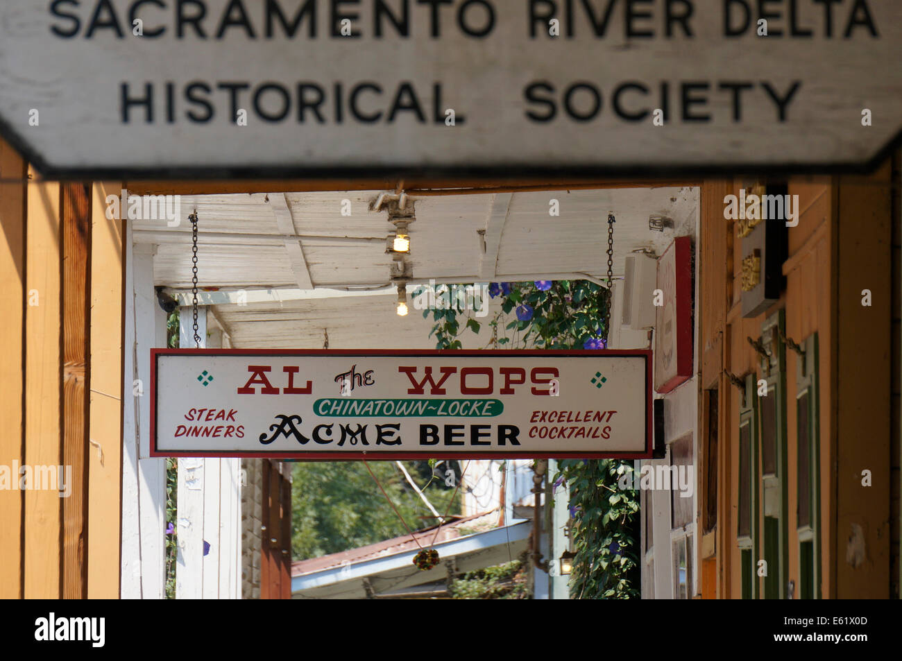 Locke Historic District Stock Photo - Alamy