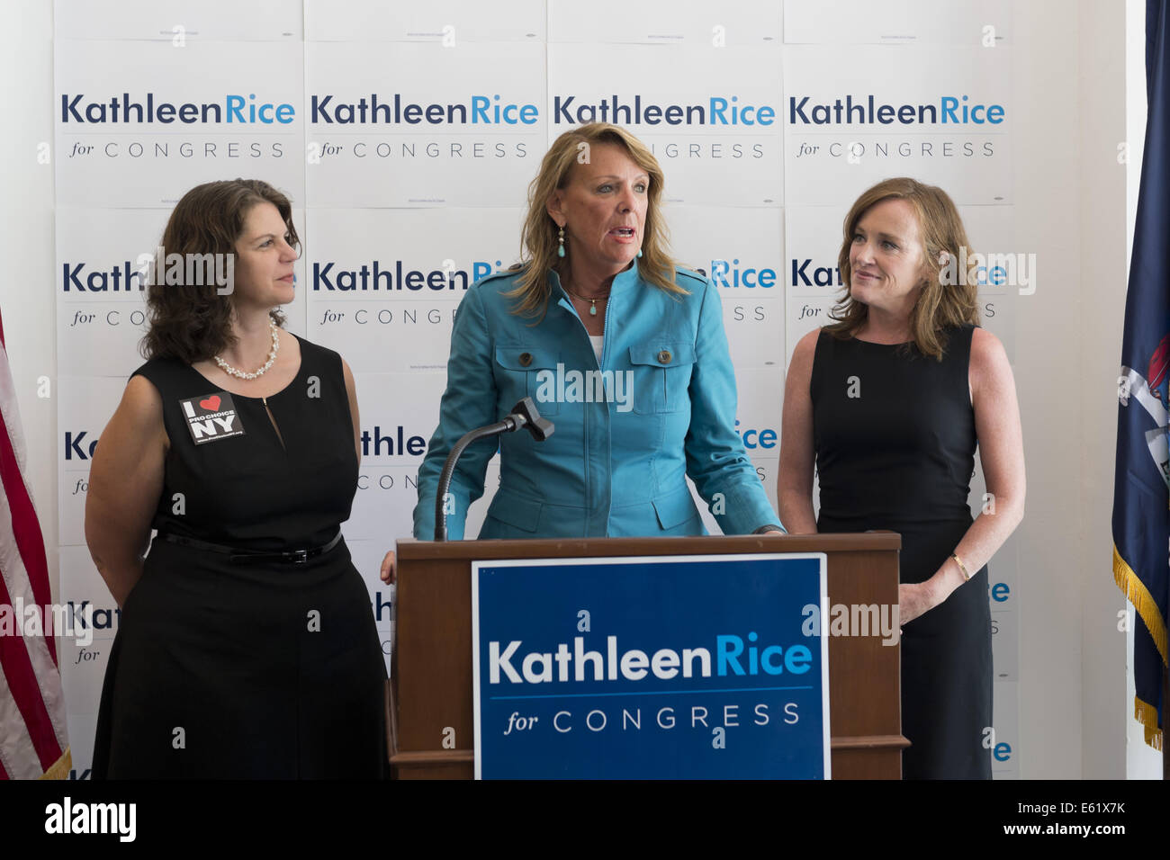 Garden City South, New York, USA. 11th Aug, 2014. L-R, ANDREA MILLER ...