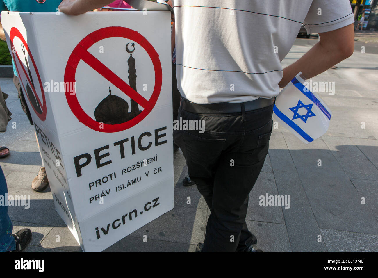 Petition against extending rights of Islam in the Czech Republic Stock ...