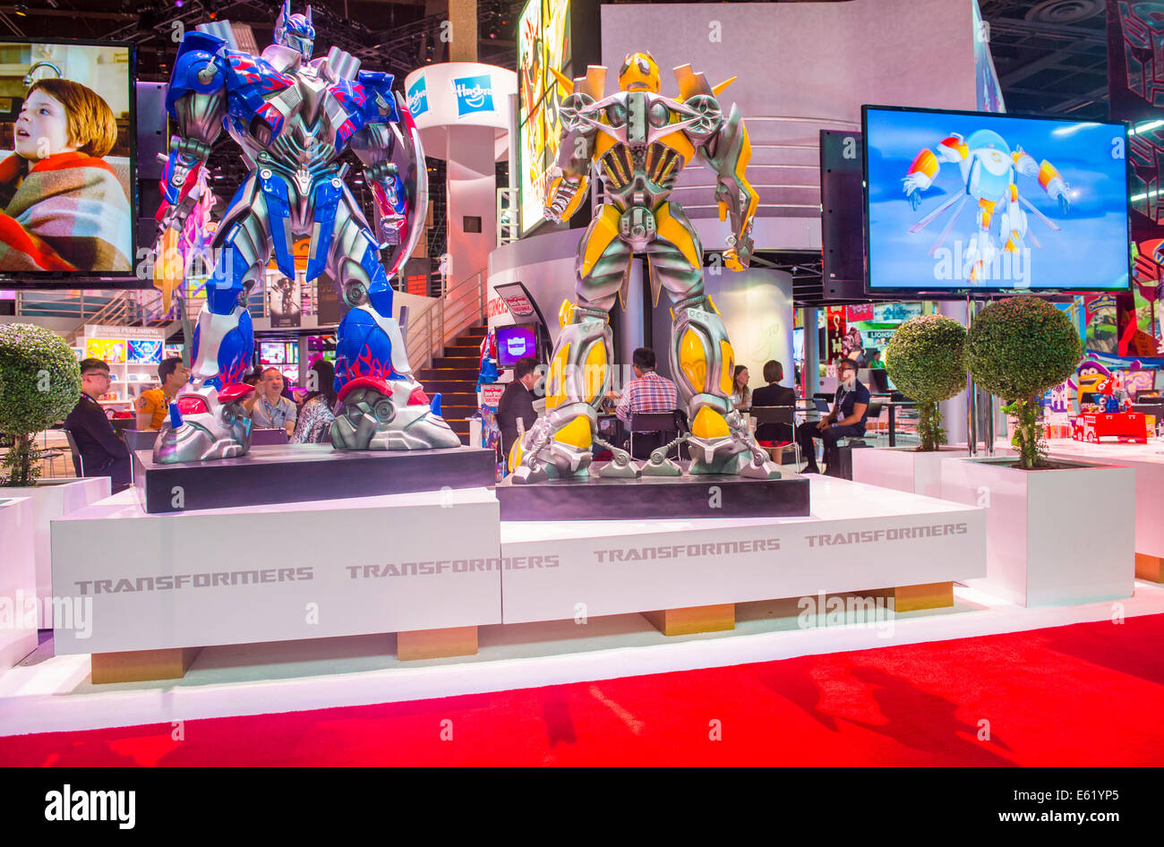 LAS VEGAS - JUNE 17 : Transformers booth at the Licensing Expo in Las ...
