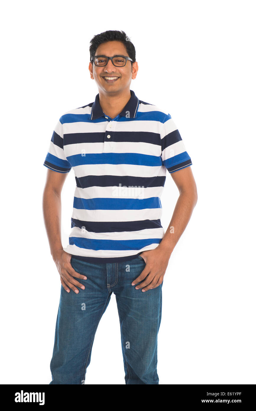 Indian friendly male person hi-res stock photography and images - Alamy