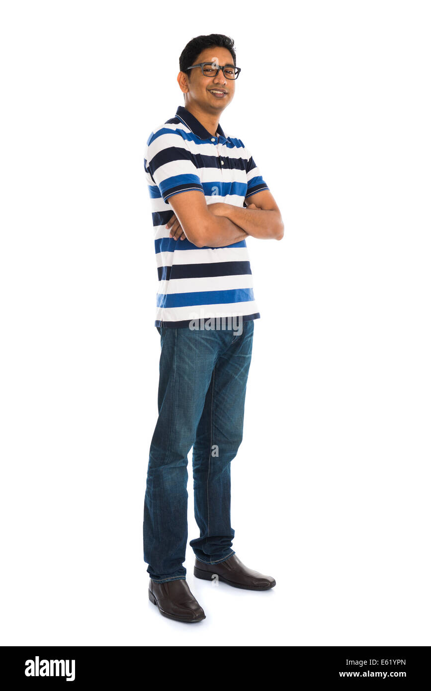 Indian guy full body studio hi-res stock photography and images - Alamy