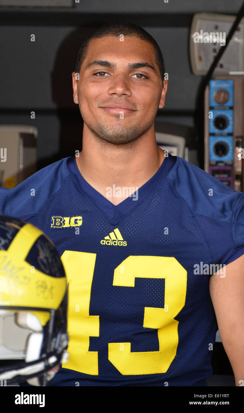 Michigan wolverines stadium hi-res stock photography and images - Alamy