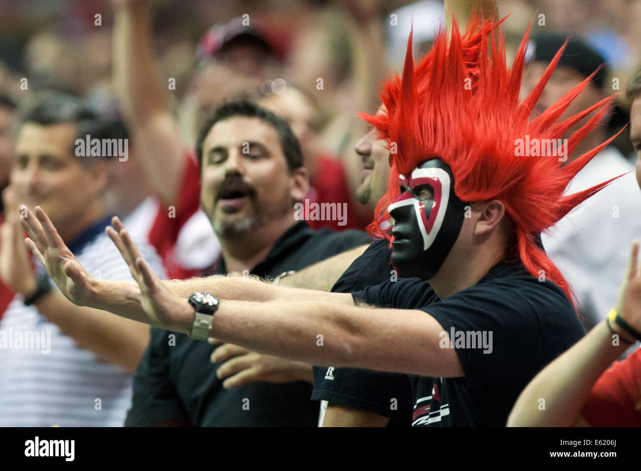Cleveland, Ohio, USA. 10th Aug, 2014. Cleveland Gladiators fans during ...
