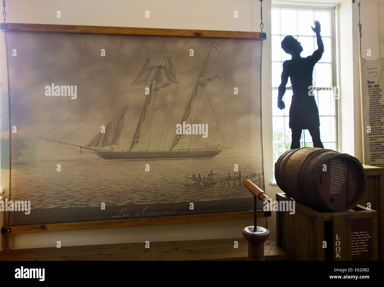 Custom house maritime museum in New London CT Stock Photo - Alamy