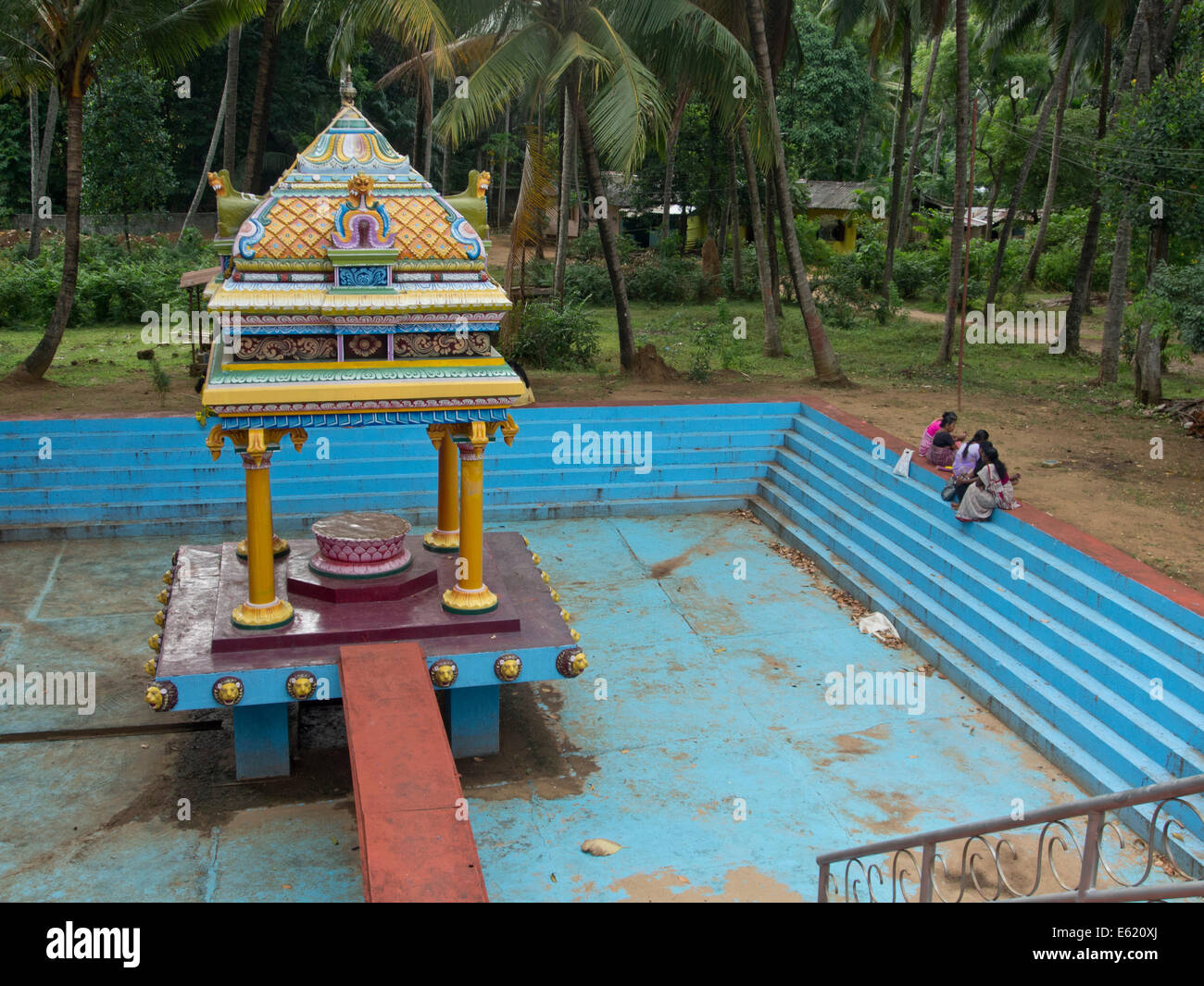 Hindu temple in the Ancient Cities near Kandy, Sri Lanka Stock Photo ...