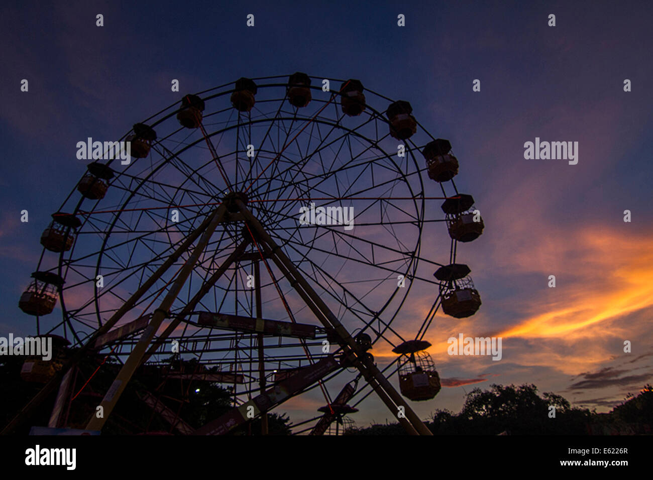 Circle with in sky Stock Photo - Alamy
