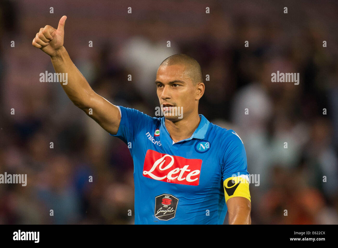 Geneva, Switzerland. 6th Aug, 2014. Gokhan Inler (Napoli) Football ...