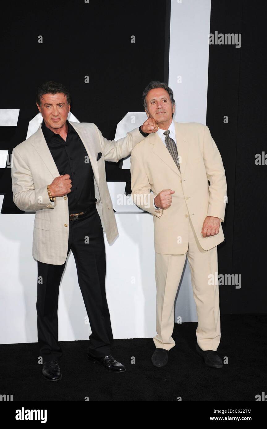 Sylvester stallone and frank stallone hi-res stock photography and ...