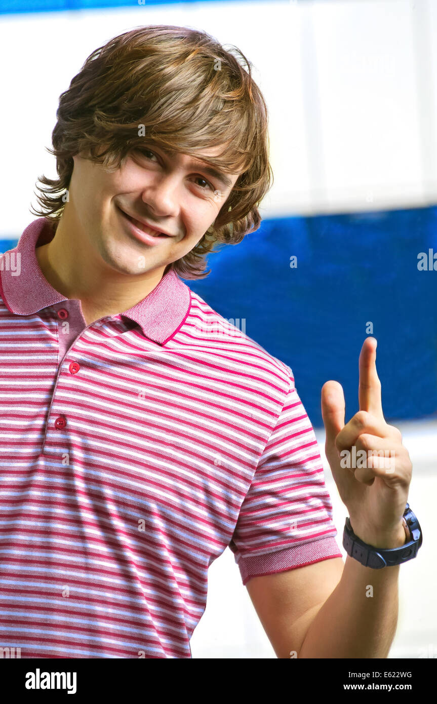 Pointing up hi-res stock photography and images - Alamy