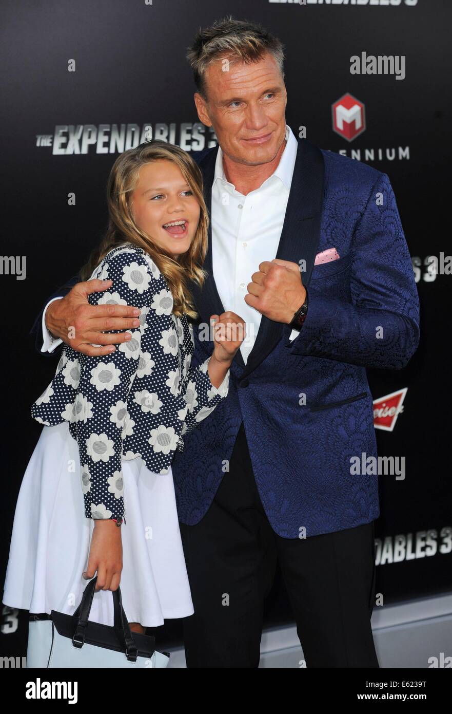 Los Angeles, CA, USA. 11th Aug, 2014. Dolph Lundgren at arrivals for ...