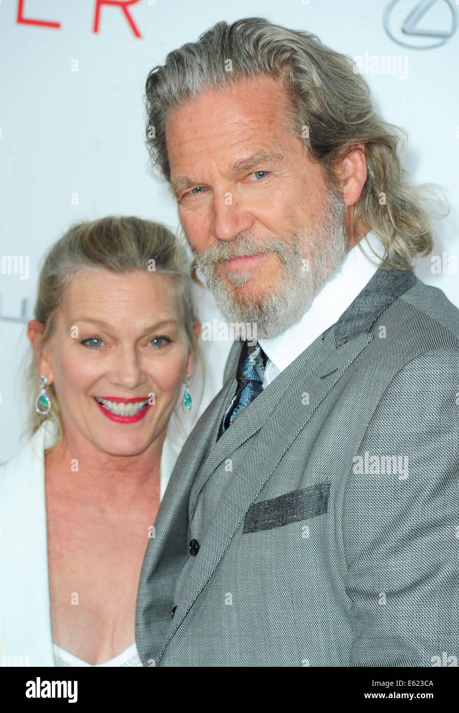 New York, NY, USA. 11th Aug, 2014. Susan Bridges, Jeff Bridges at ...