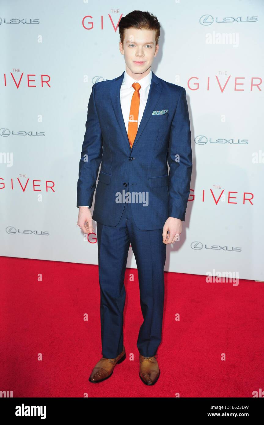 New York, NY, USA. 11th Aug, 2014. Cameron Monaghan at arrivals for THE ...