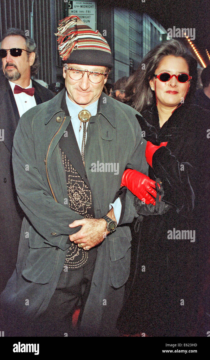 Robin williams and wife marsha hi-res stock photography and images - Alamy