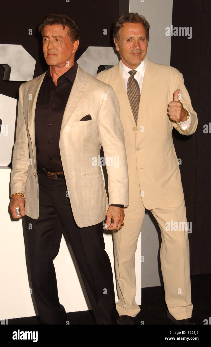 Hollywood, California, USA. 11th Aug, 2014. Sylvester Stallone ...
