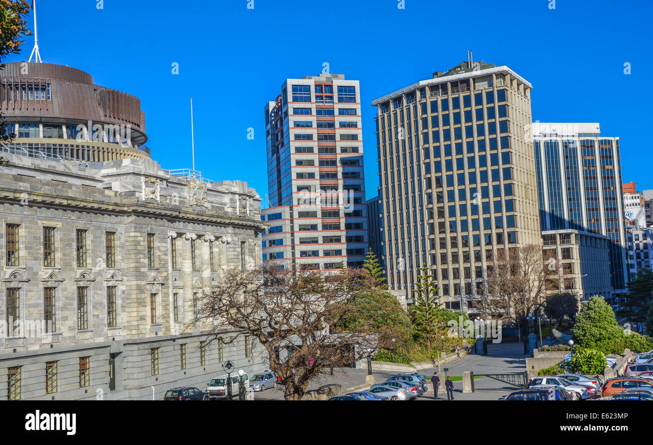 Wellington parliament buildings hi-res stock photography and images - Alamy