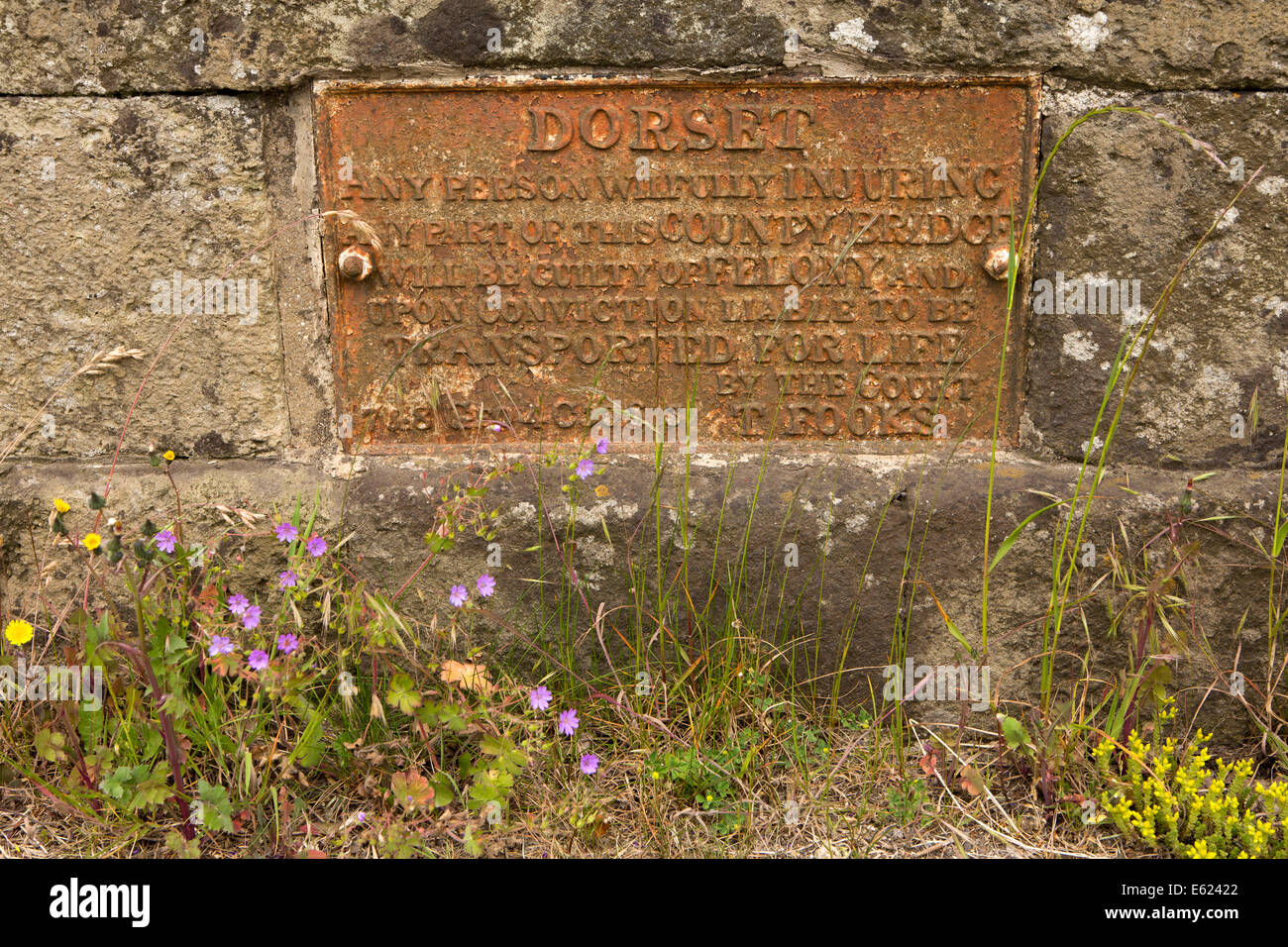 UK England, Dorset, Marnhull, King’s Mill, ‘transported for life ...