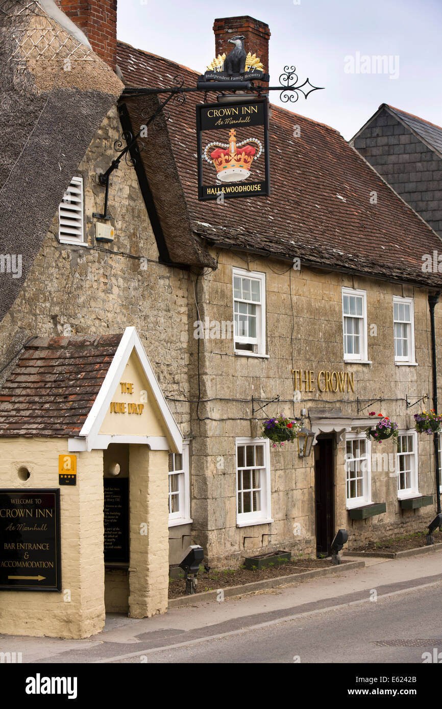UK England, Dorset, Marnhull, Crown Inn, the ‘Pure Drop’ inn of Hardy’s ...