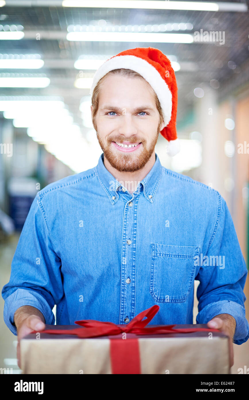 Positive male buyer holding hi-res stock photography and images - Alamy