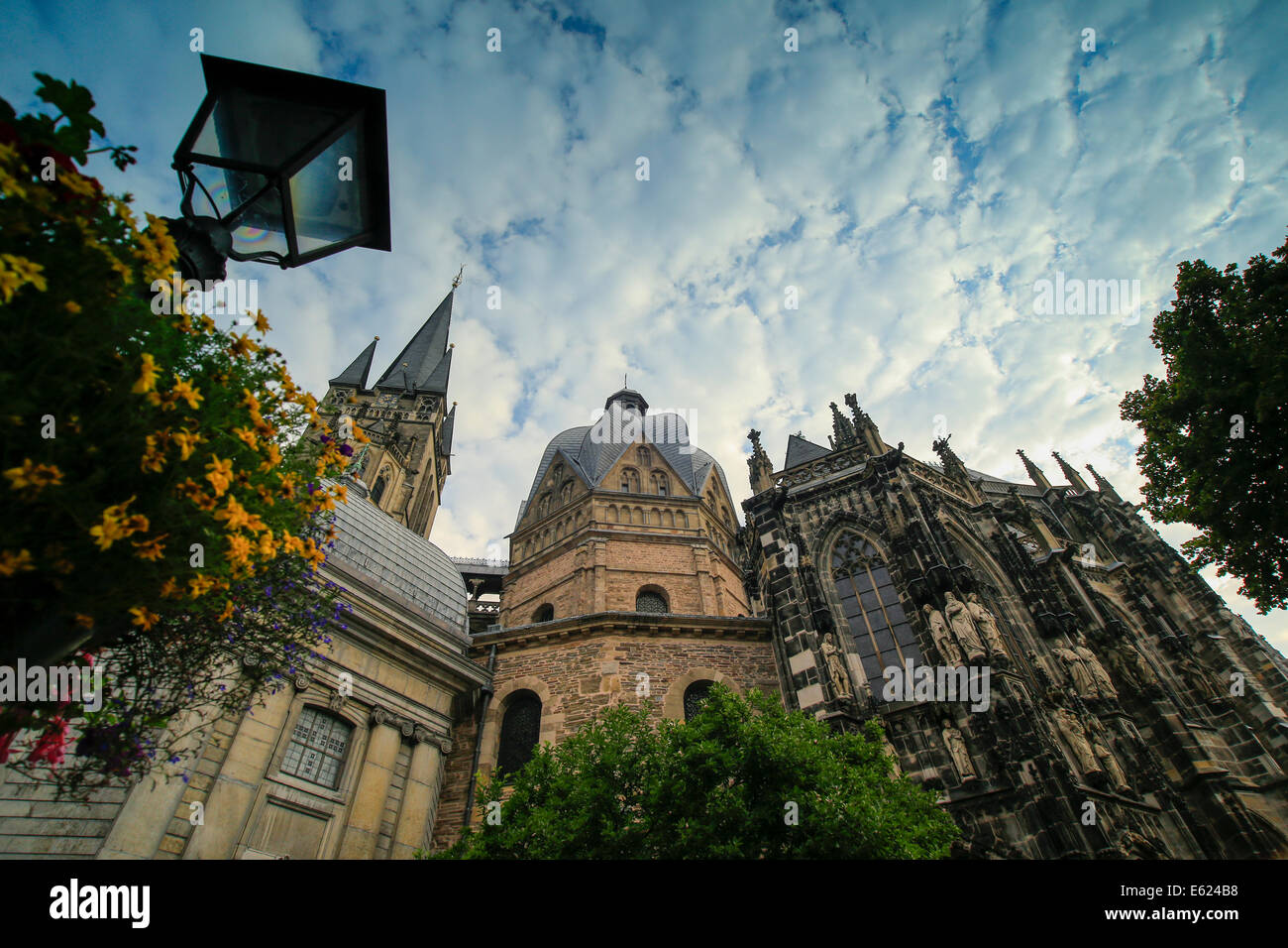 Aachen Cathedral And Aachen City Hall High Resolution Stock Photography ...