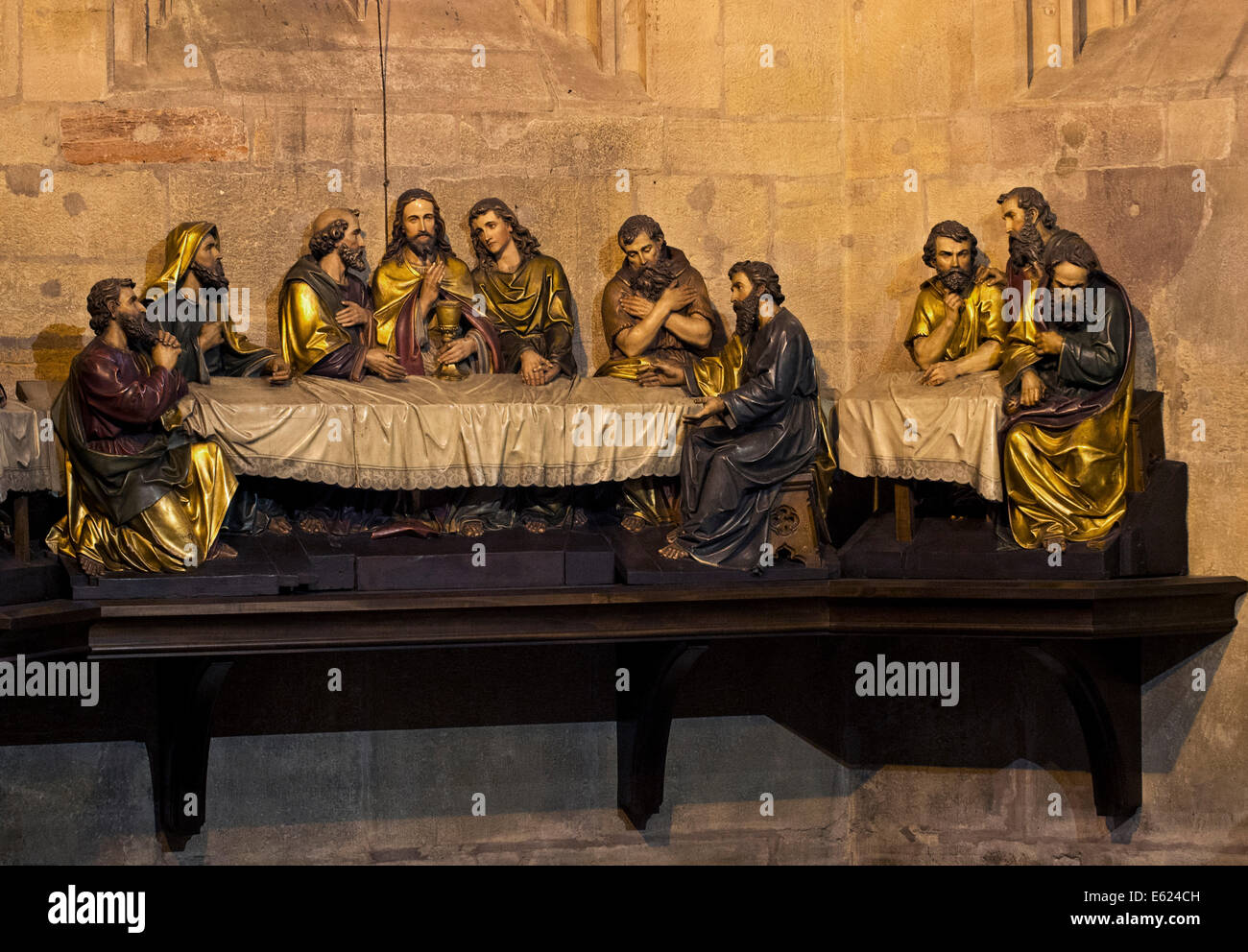 The Last Supper, figurative representation, St Martin's Church ...