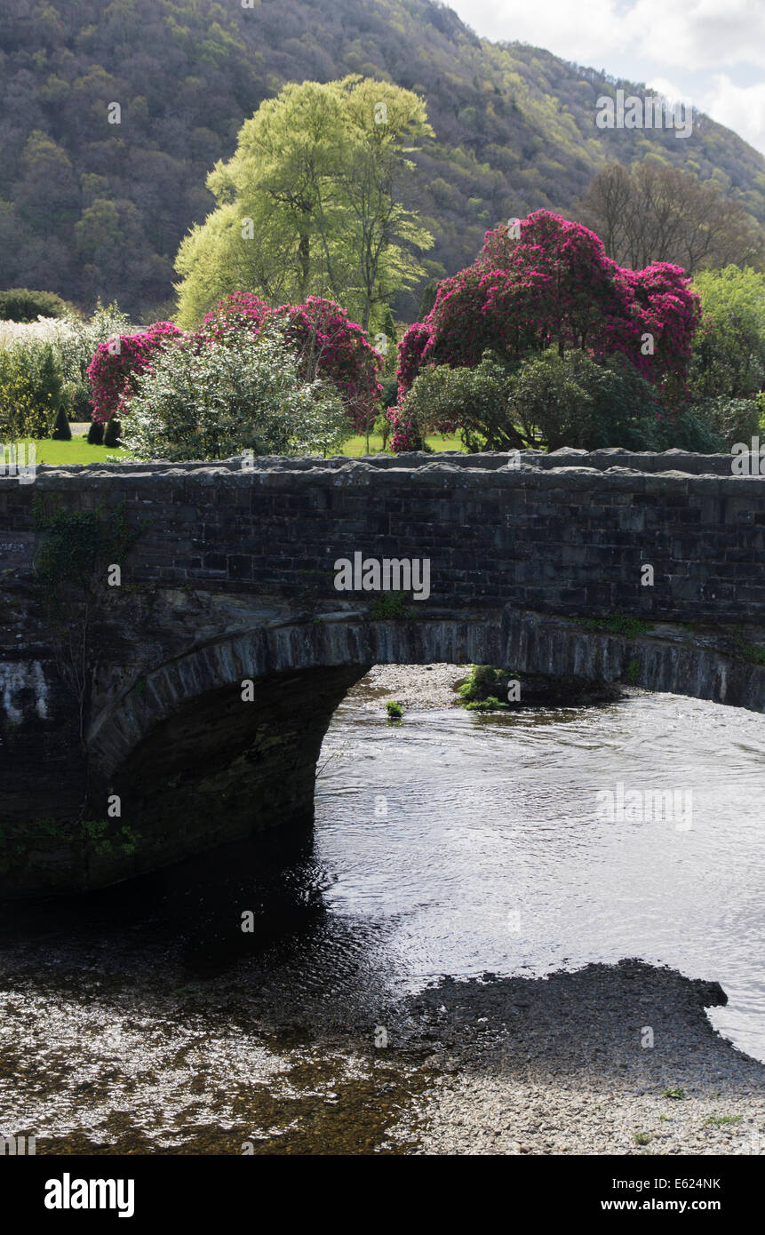 Stone Bridge at Maentwrog, Snowdonia, Gwynedd Stock Photo - Alamy