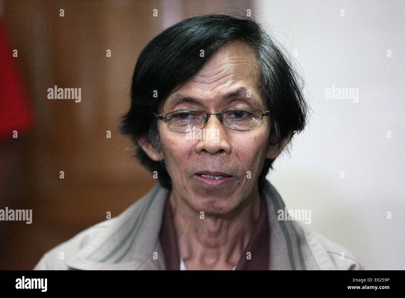 Manila, Philippines. 12th Aug, 2014. Philippine retired army major ...