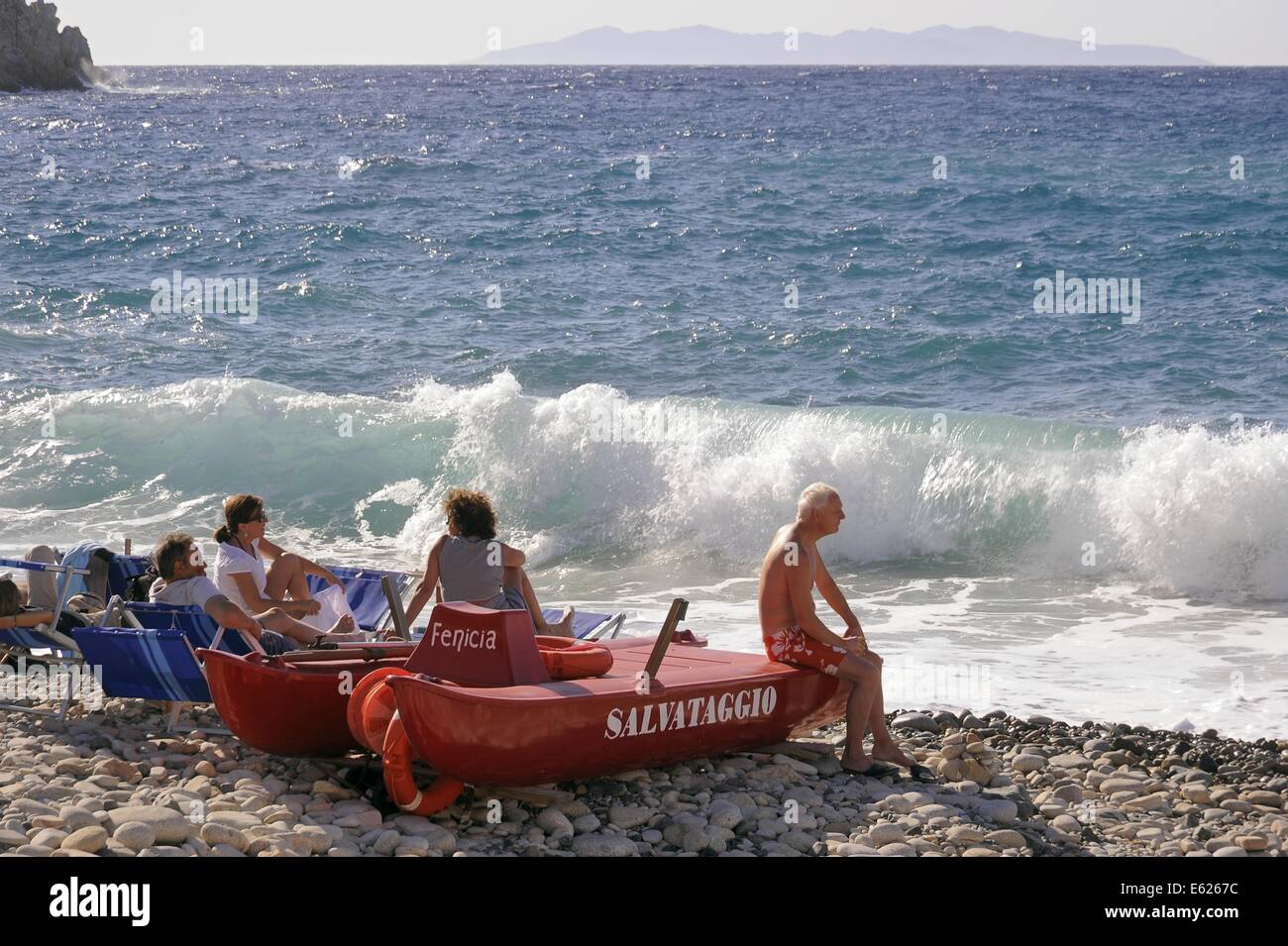 the Marciana Marina beach (Elba island, Italy Stock Photo - Alamy