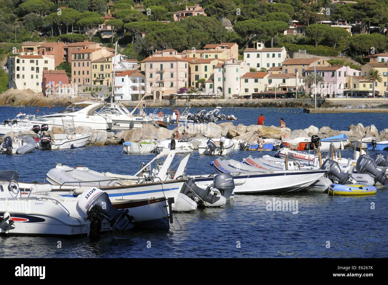 the Marciana Marina village (Elba island, Italy Stock Photo - Alamy