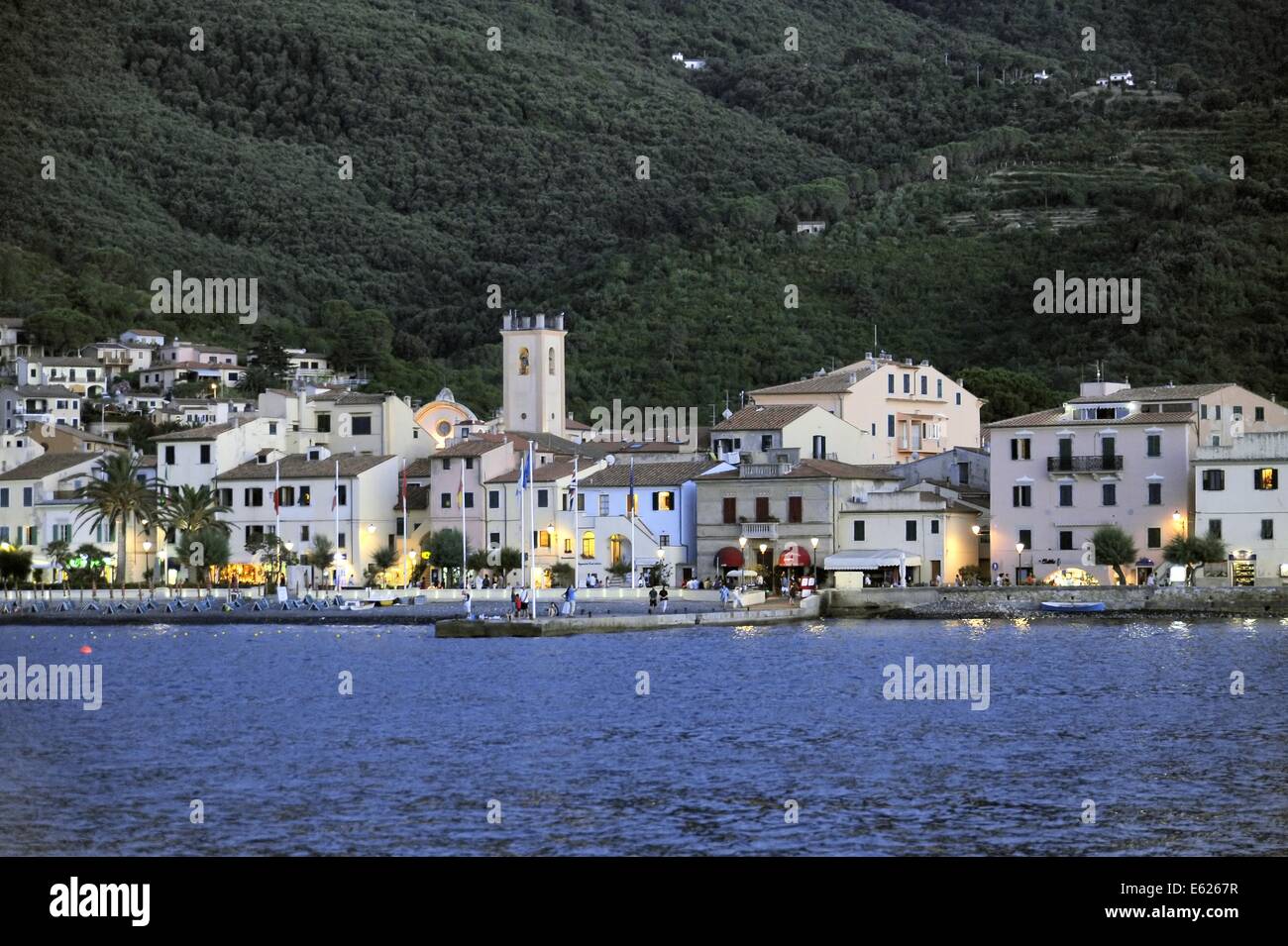 the Marciana Marina village (Elba island, Italy Stock Photo - Alamy