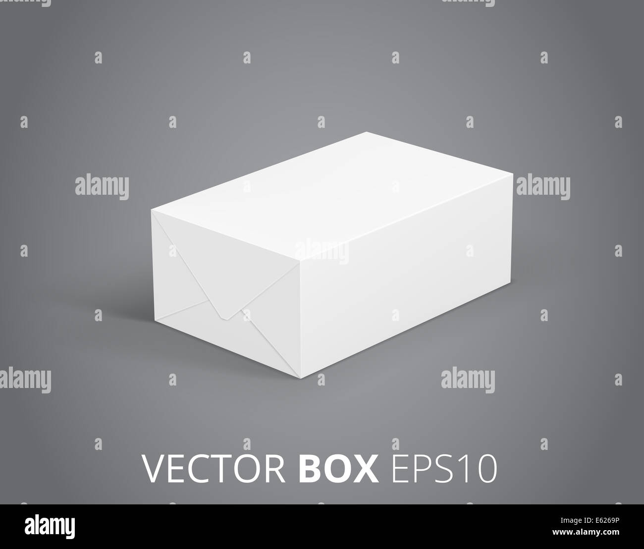 Vector Package on gray background Stock Photo - Alamy