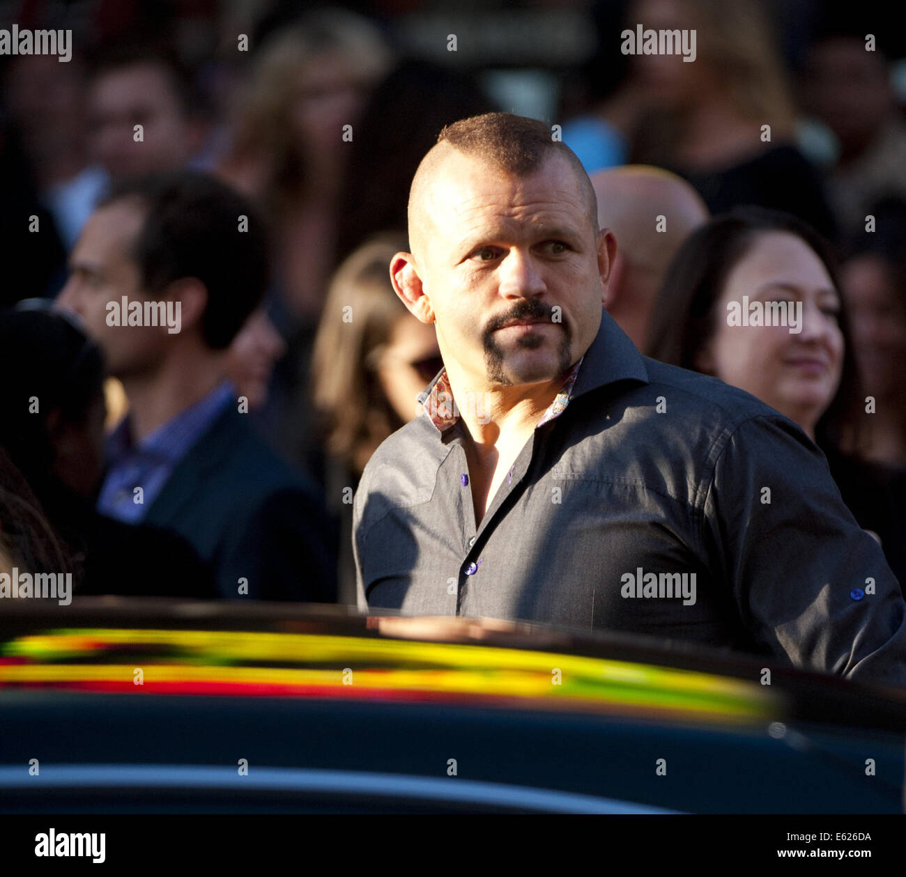 Hollywood, California, USA. 11th Aug, 2014. CHUCK LIDDEL arrives at the ...